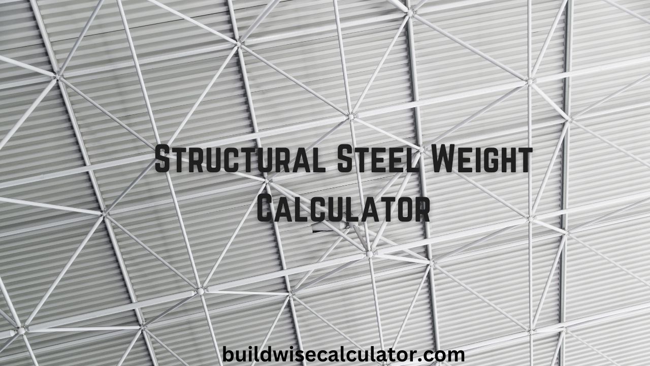 Structural Steel Weight Calculator